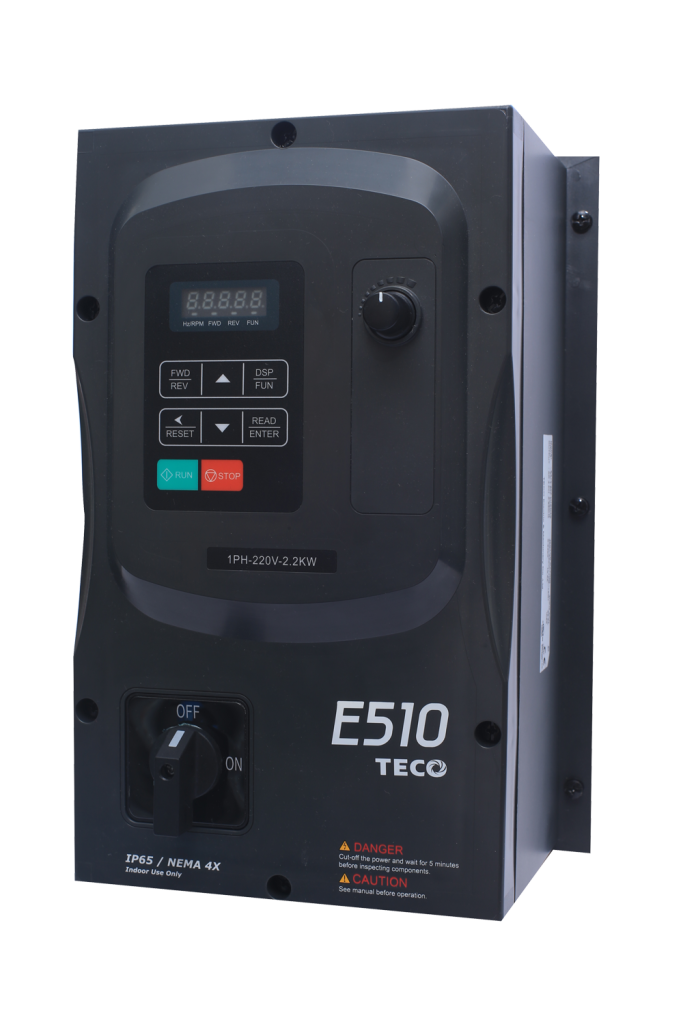 TECO E510 single phase IP66 - TECO Electric Motors Australia and New ...